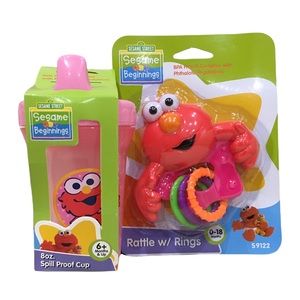 Sesame Street | Other | New Sesame Street Elmo Spill Proof Sippy Cup ...